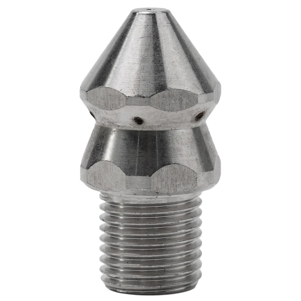 Pressure Washer Drain Sewer Cleaning Jetter Nozzle 7 Jets Male 1/4 Inch ...