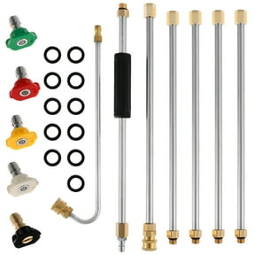 EDOU 24 FT Telescoping Wand Pressure Washer Extension Wand with 15 ...