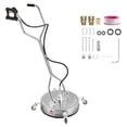 Pressure Washer Floor Attachment, 24 in 2000-4500 PSI Stainless Steel ...