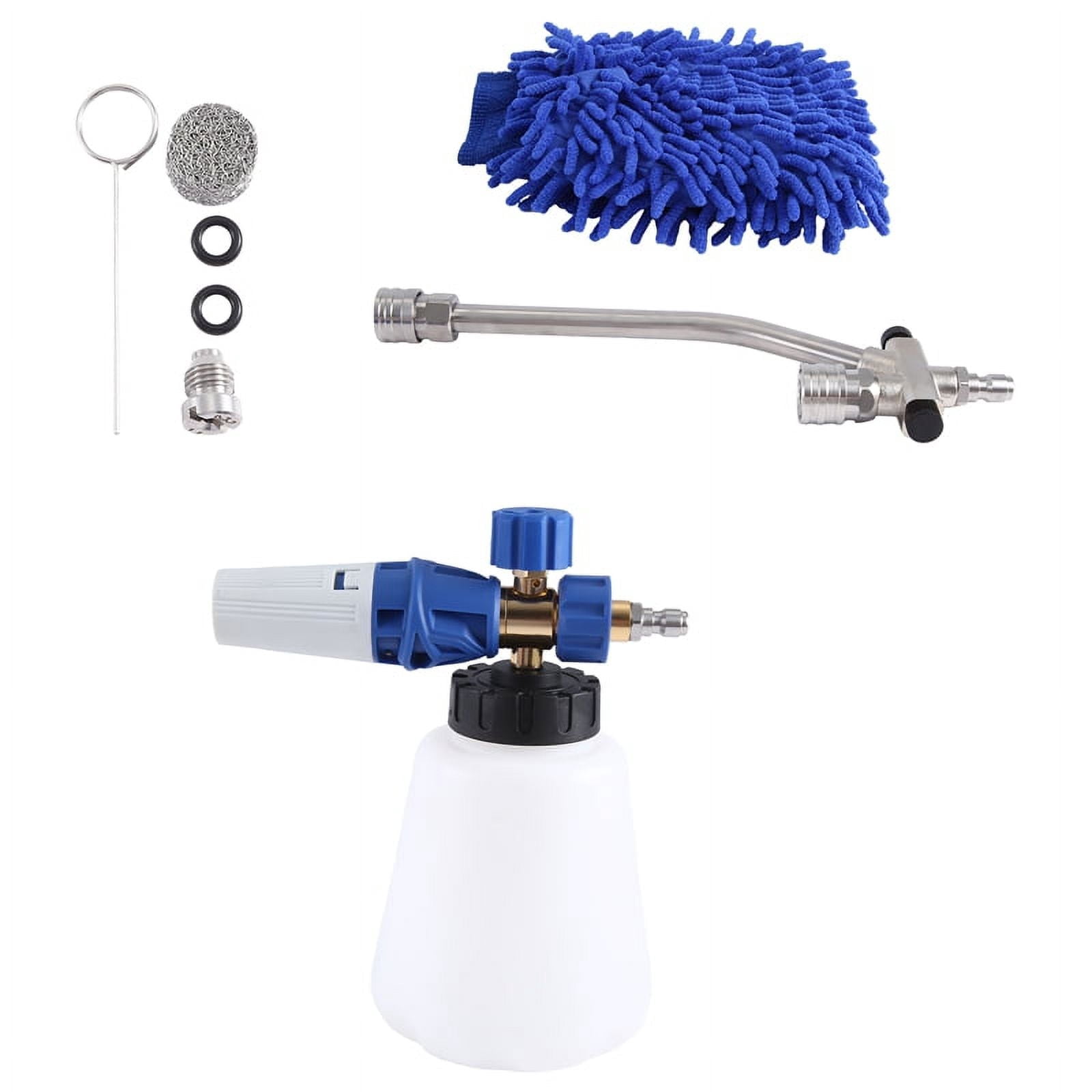 Pressure Washer Foam Cannon with Dual-Connector Tool, Pressure Washer ...