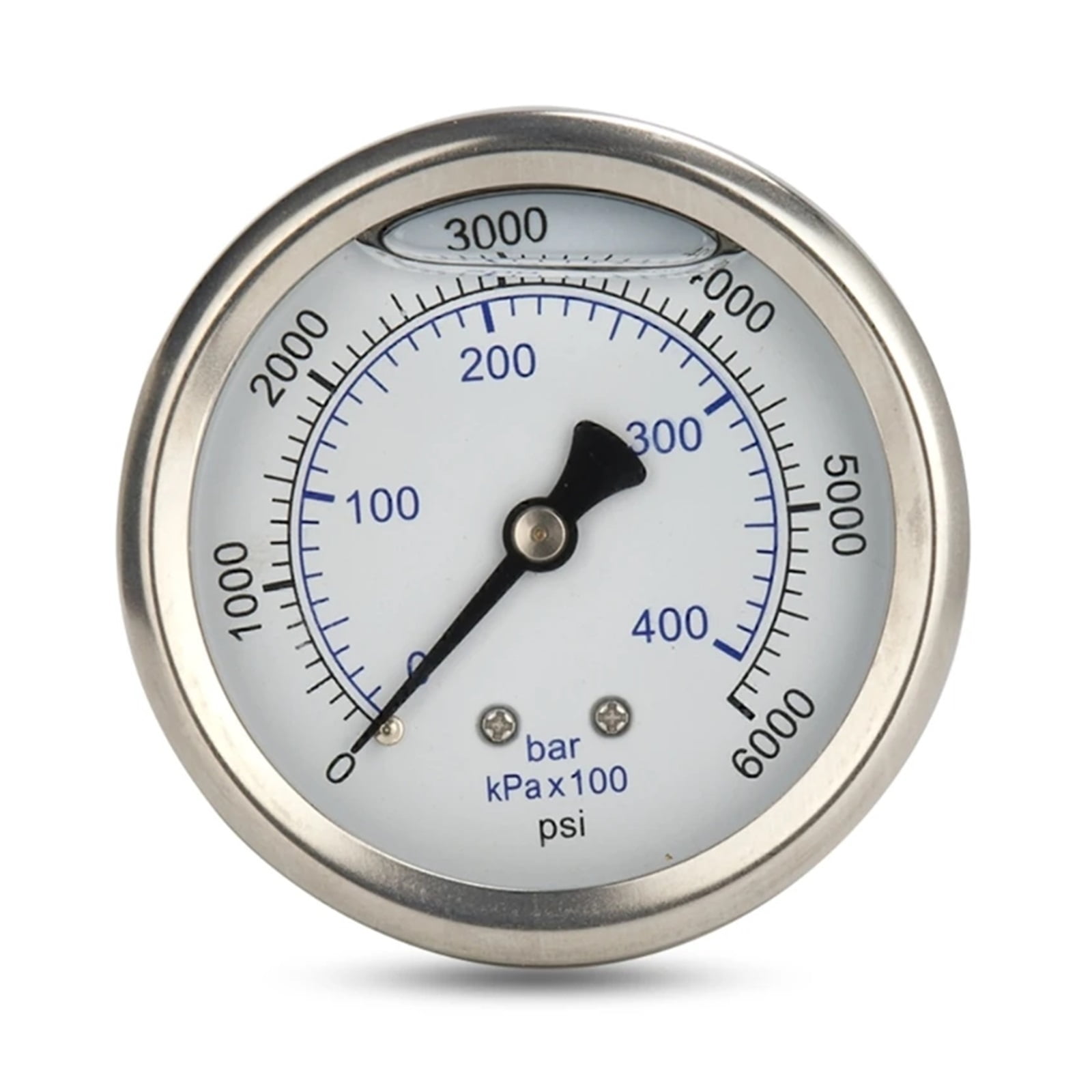 Industrial Grade Pressure Washer Gauges With Standard N14x1.5 Thread 6000psi Garden Tool ...