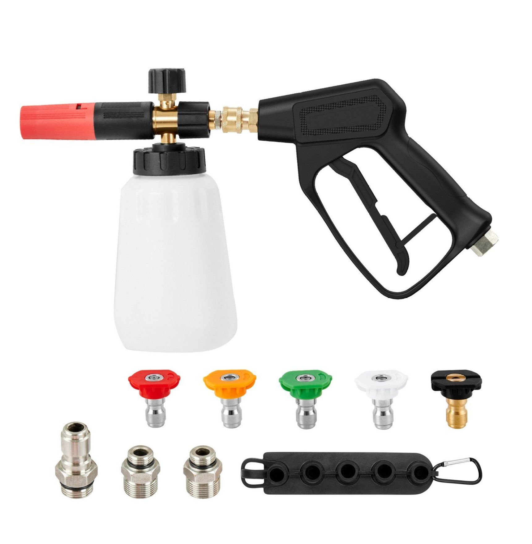 Pressure Washer Gun Set, 0.22 Gal Foam Cannon, 4000 PSI Washer Spay Gun ...