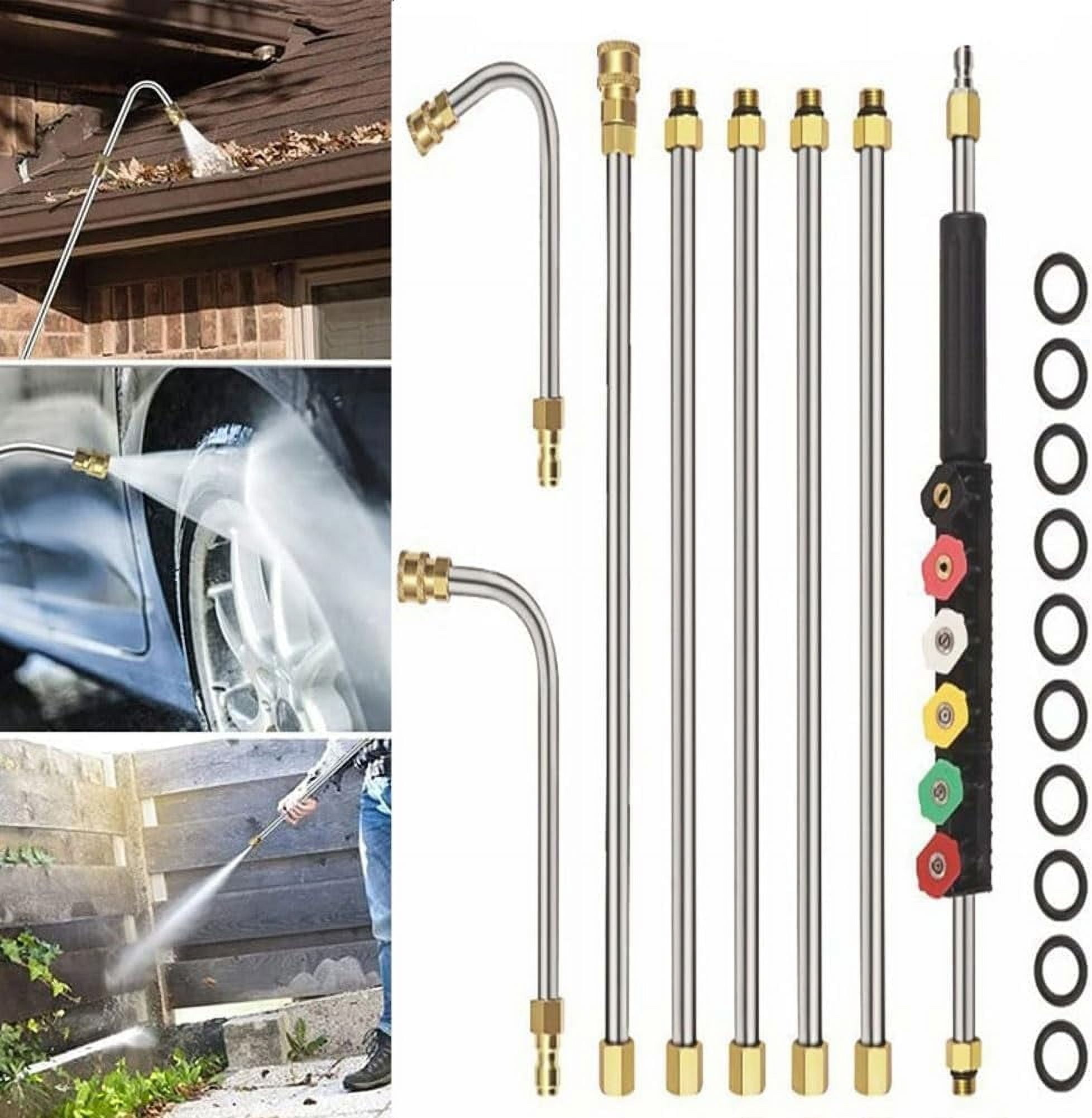 Pressure Washer Gutter Cleaner Attachment,Telescoping Gutter Cleaning ...