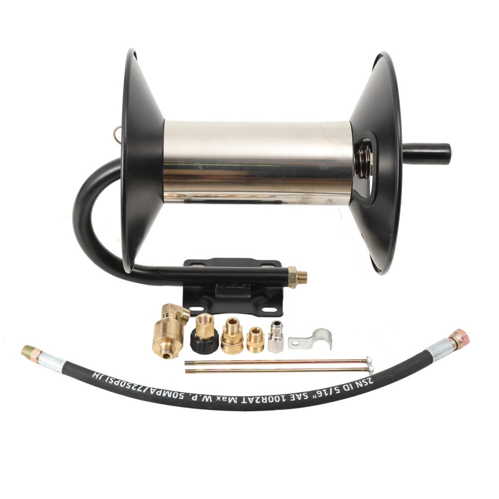 Pressure Washer Hose Reel W/ Jumper Hose 3/8"X100' 4000PSI Manual ...