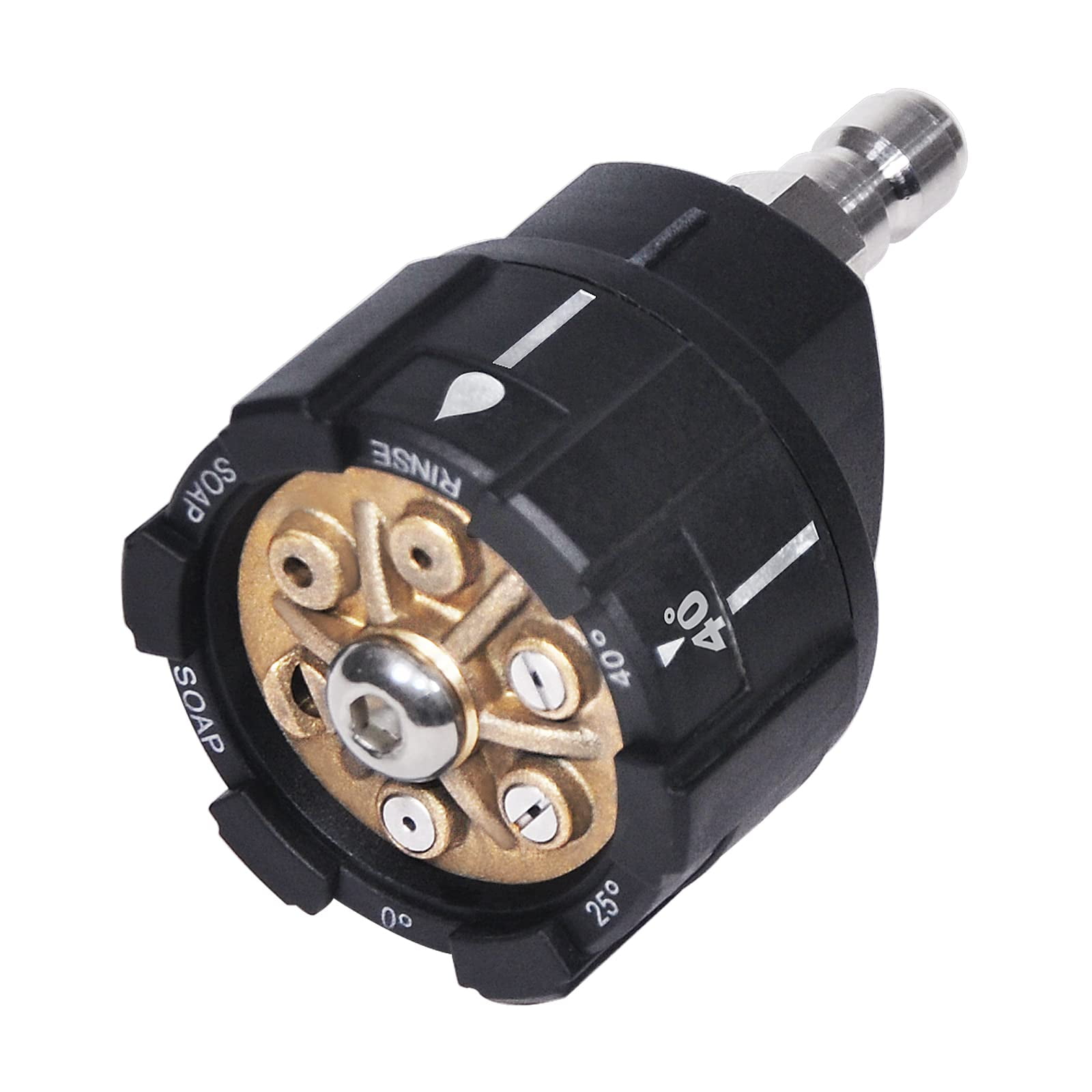 Pressure Washer Nozzle, 6-in-1 Quick Changeover & Easy Adjustable ...