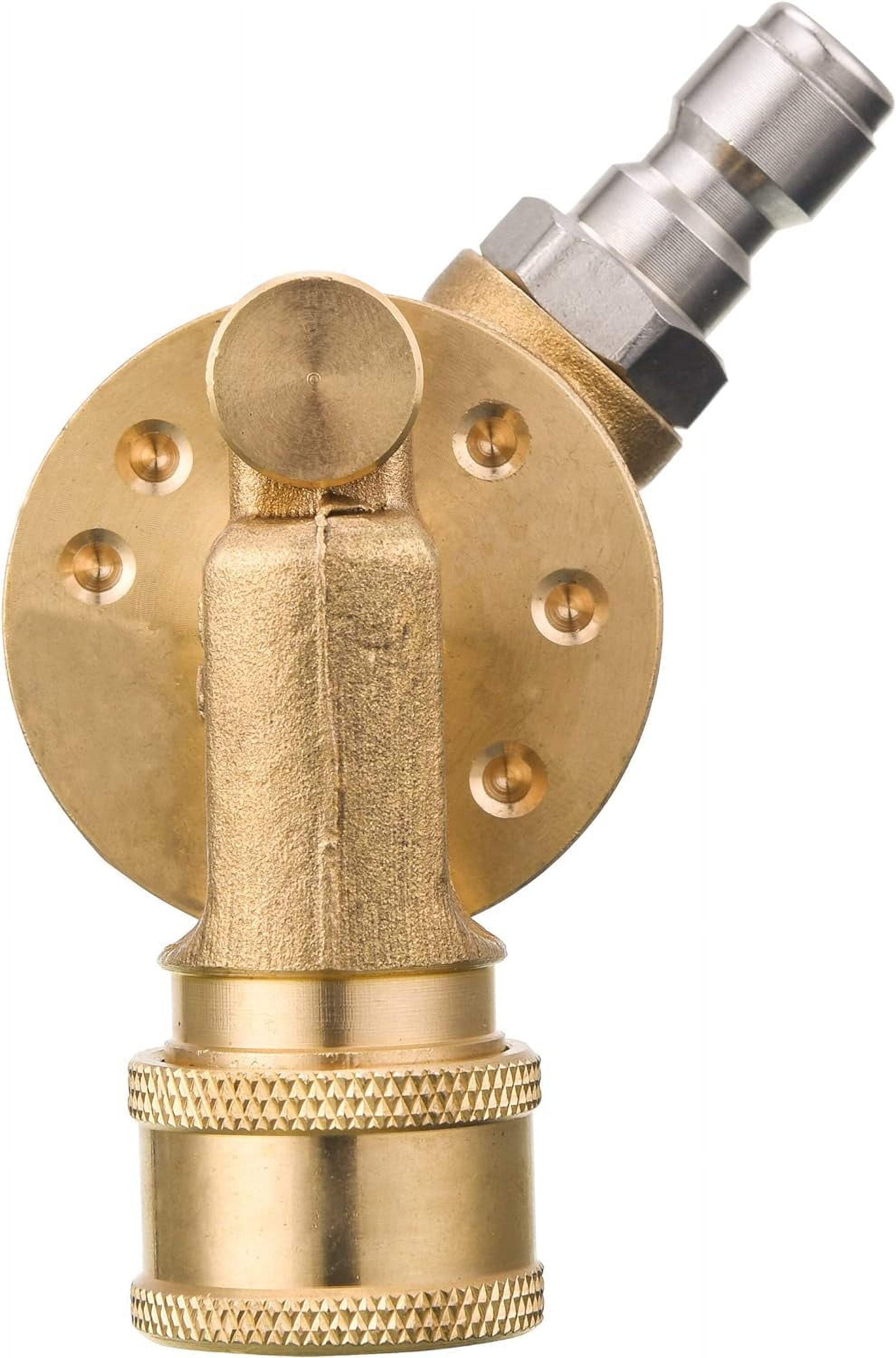 Pressure Washer Pivoting Coupler, 1/4” Quick Connect Gutter Cleaner ...