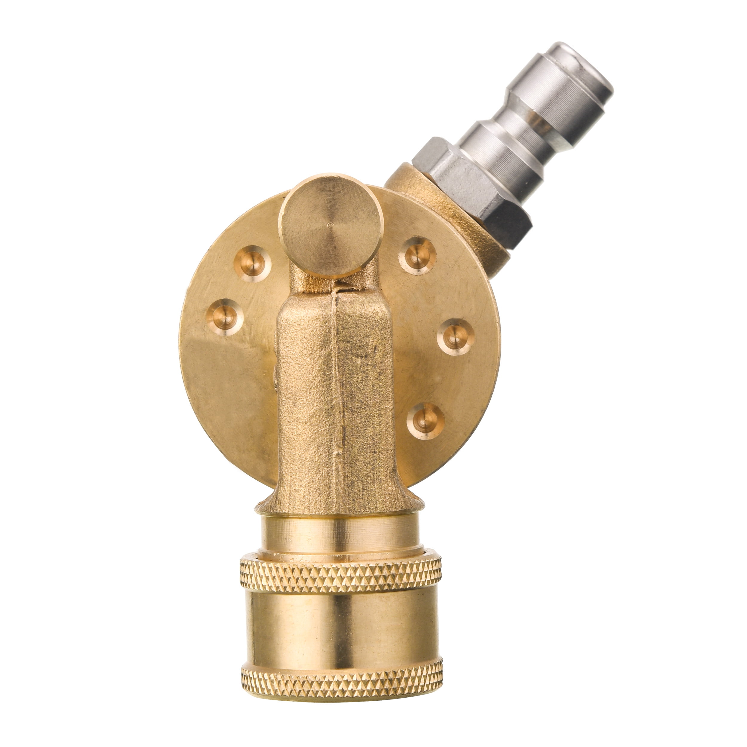 Pressure Washer Pivoting Coupler, 1/4” Quick Connect Gutter Cleaner ...