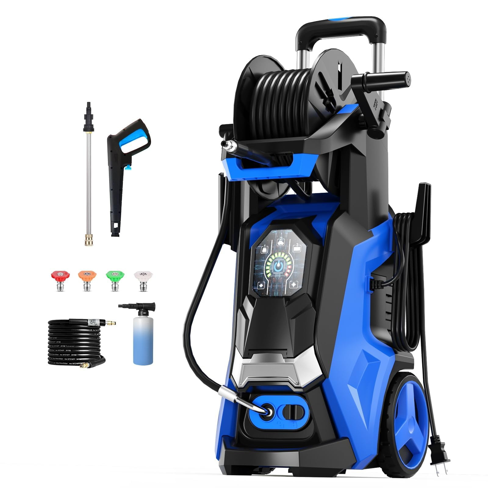 Pressure Washer, Power Washer Touch Screen Adjustable Pressure,4 ...