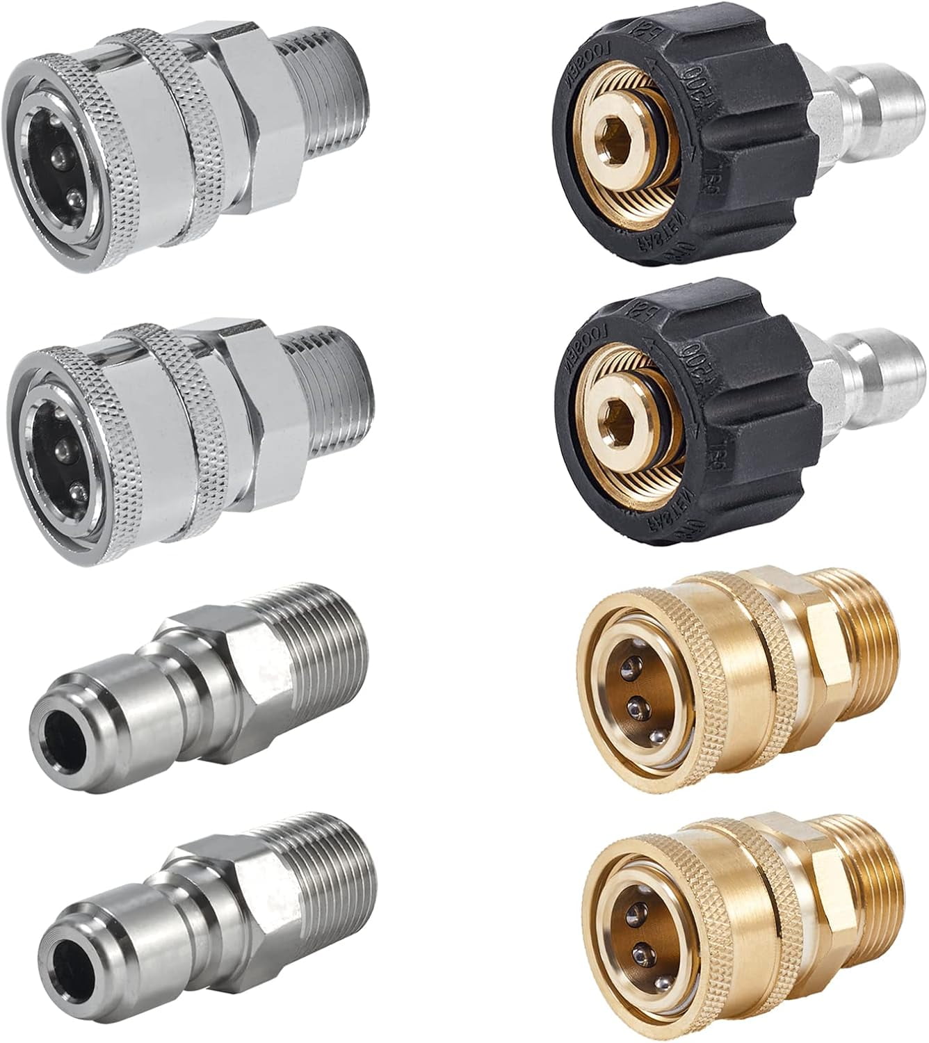 Pressure Washer Quick Connect 3/8 Inch, Pressure Washer Hose Adapter ...