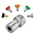 Pressure Washer Quick Connect Fitting Set, Stainless Steel 1/4 Inch ...
