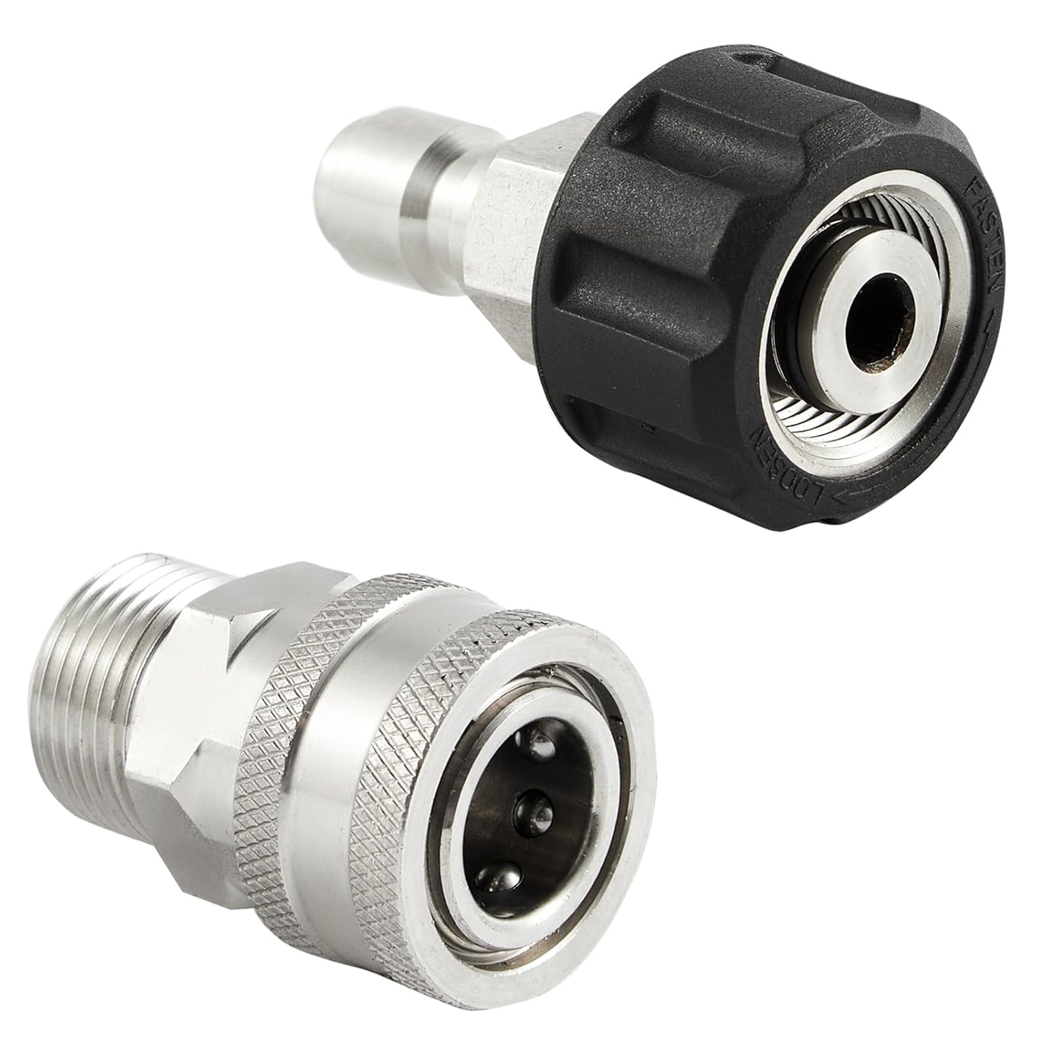 Pressure Washer Quick Connect Fittings, M22 14mm to 3/8 Inch Quick ...