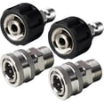 Pressure Washer Quick Connect Kit, 4 Pack Stainless Steel M22-14mm Male ...