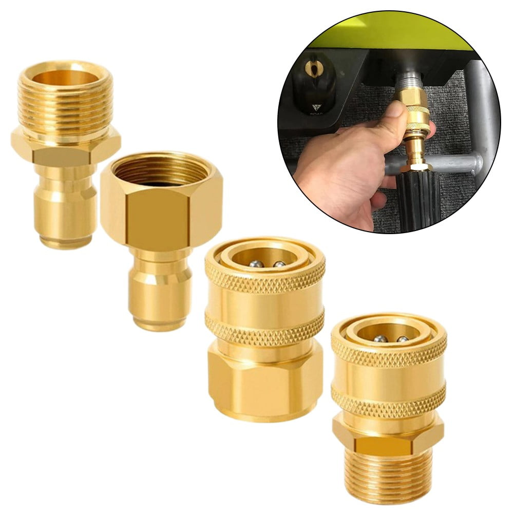 Pressure Washer Quick Connect Kit M22-15/14mm Quick Connect Fitting ...