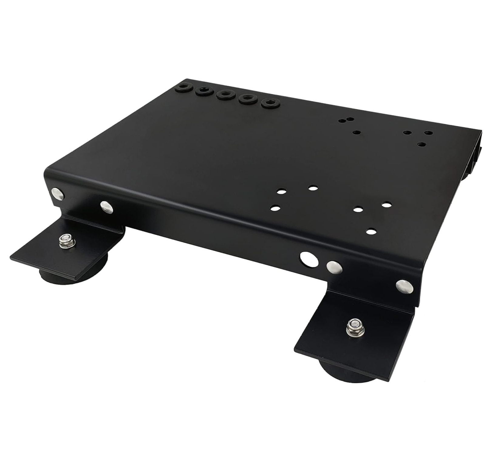 Pressure Washer Skid Plate Frame, Black Painted Steel with Rubber Feet ...