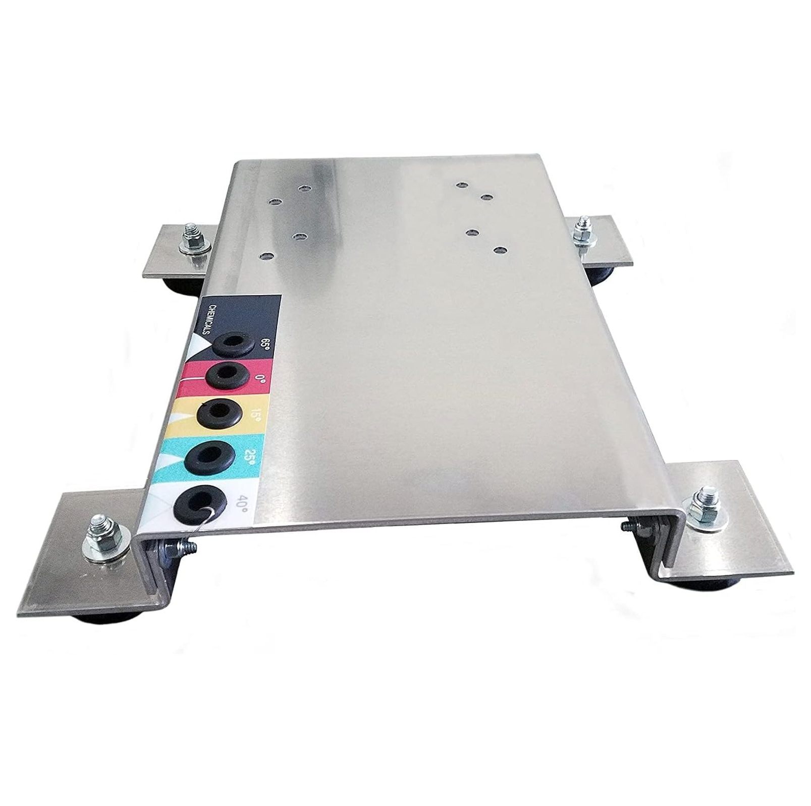 Pressure Washer Skid Plate Frame with Rubber Feet (Aluminum) Silver ...