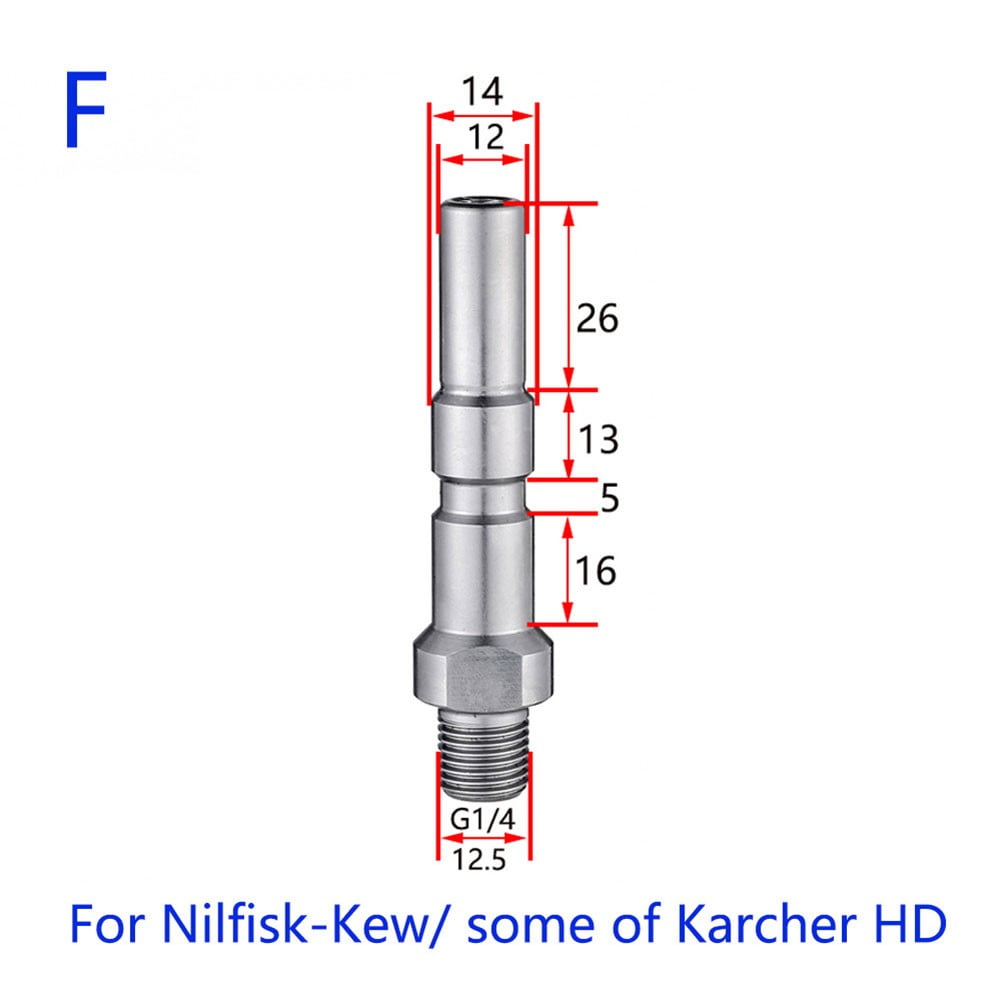 Pressure Washer Snow Foam Adapter Connector Lance For Karcher For Bosch ...