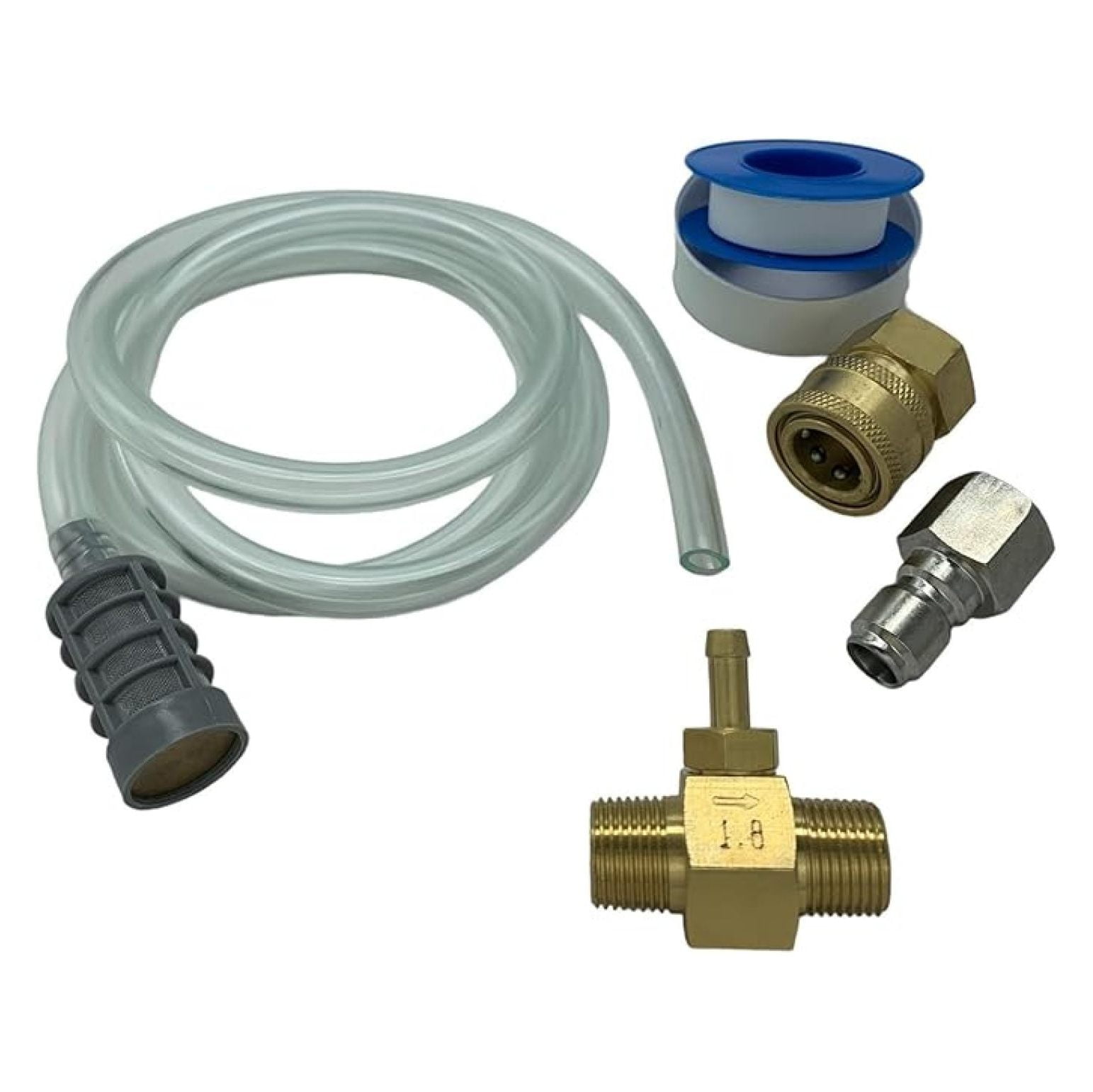 Pressure Washer Soap Injector Kit - 2-3 GPM, 1.8 Orifice, Downstream ...
