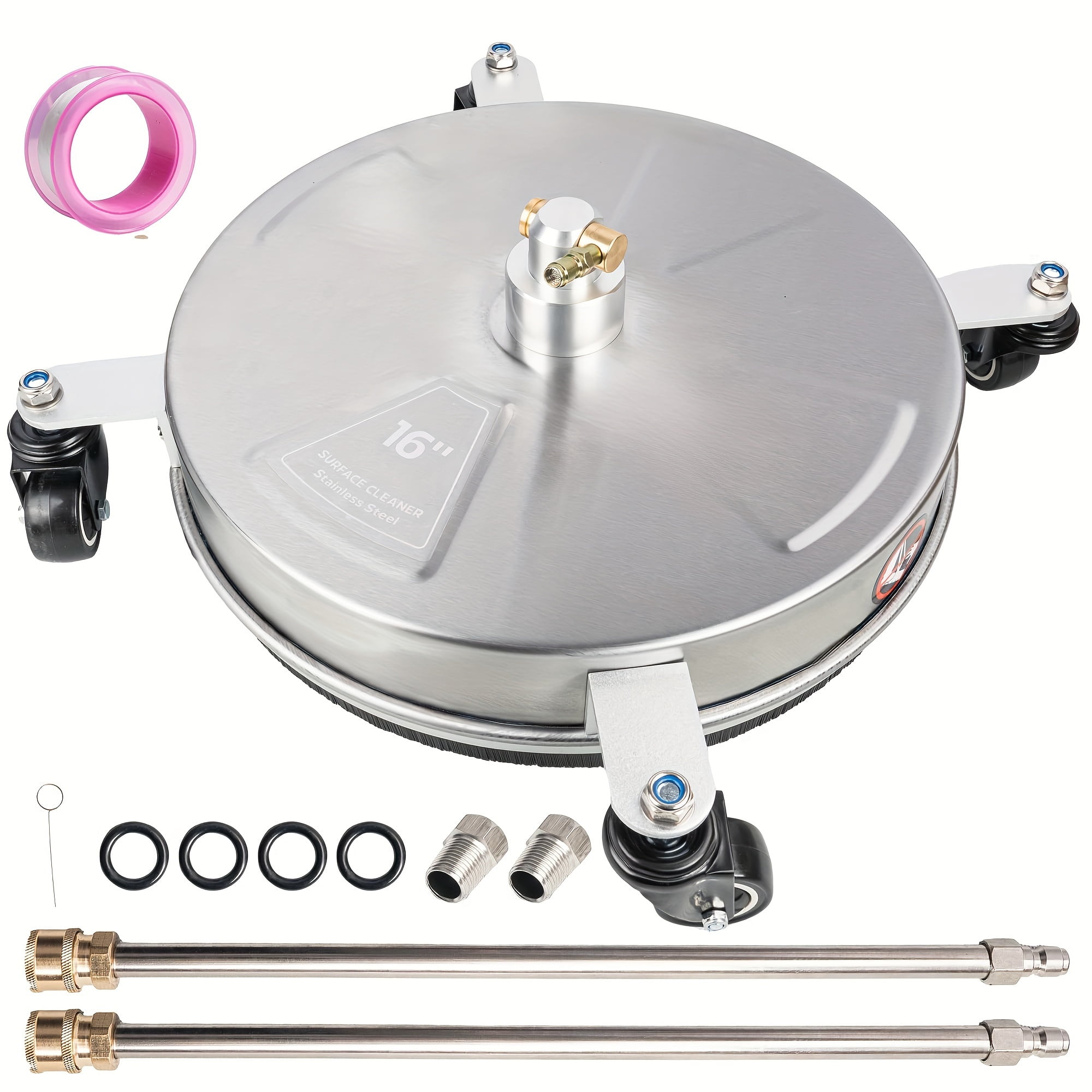 Pressure Washer Surface Cleaner, Stainless Steel Surface Cleaner with 4 ...