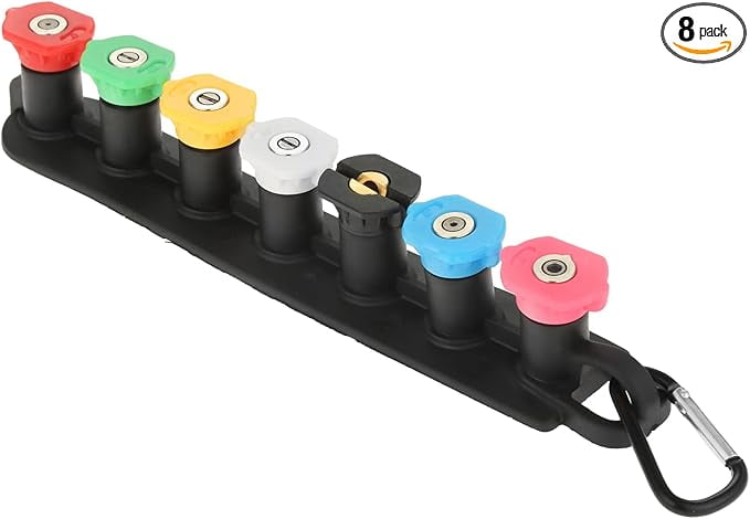 Pressure Washer Tips Set with Nozzle Holder, 7 Power Washer Spray ...