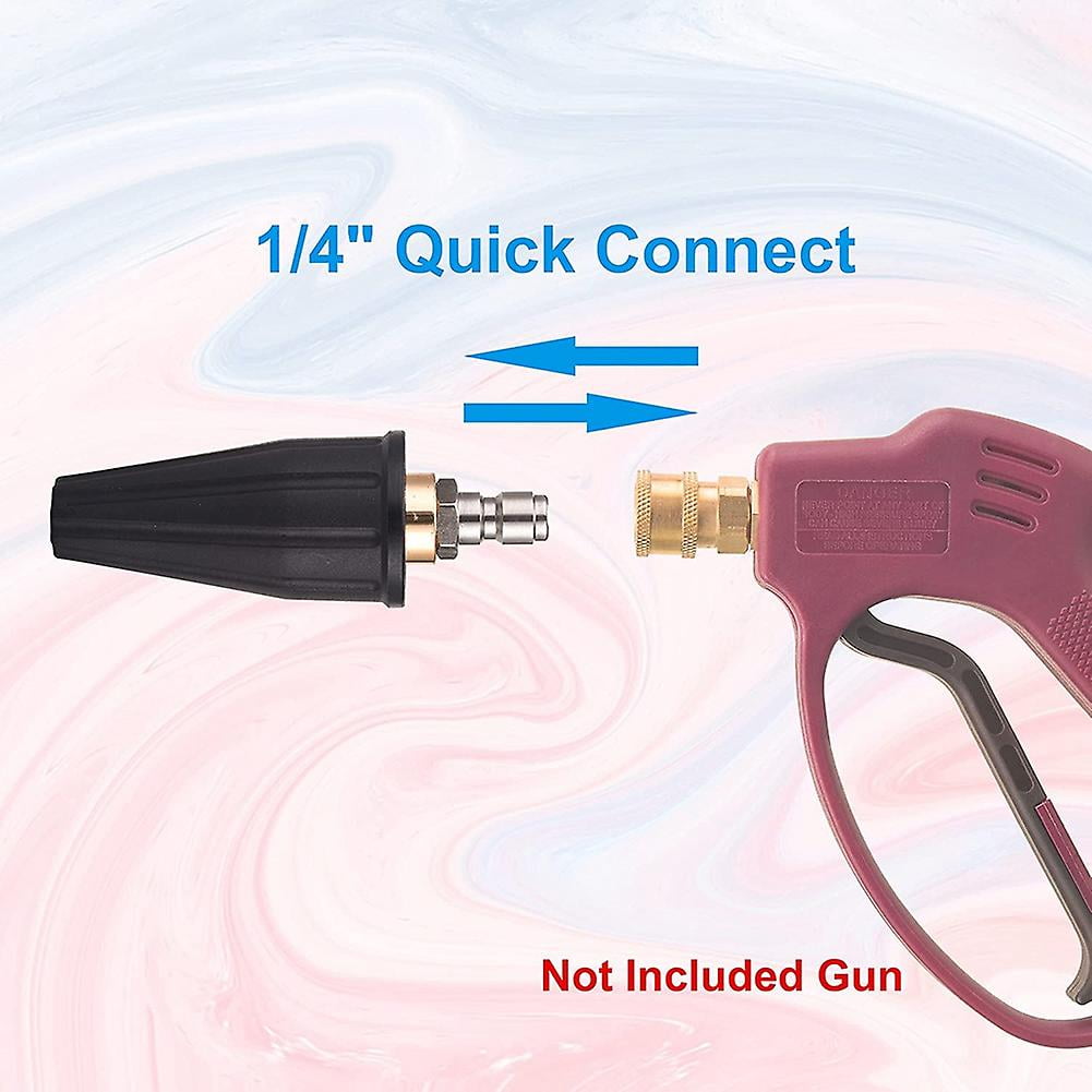 Pressure Washer Tips Turbo Nozzle, Rotating Pressure Washer Nozzle with ...
