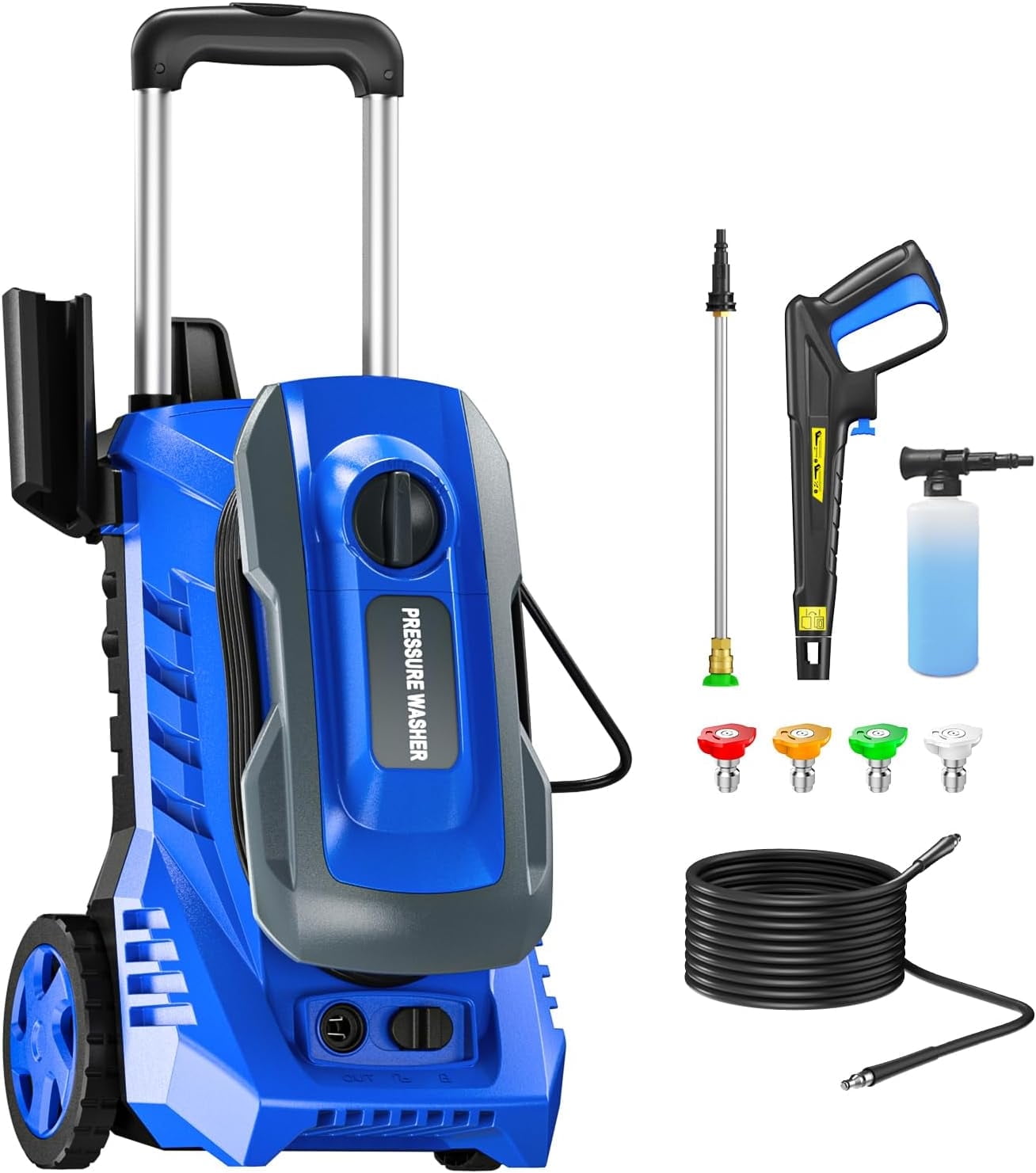 Electric Pressure Washer 4800PSI-Max 3.2GPM Power Washer Wash Machine ...