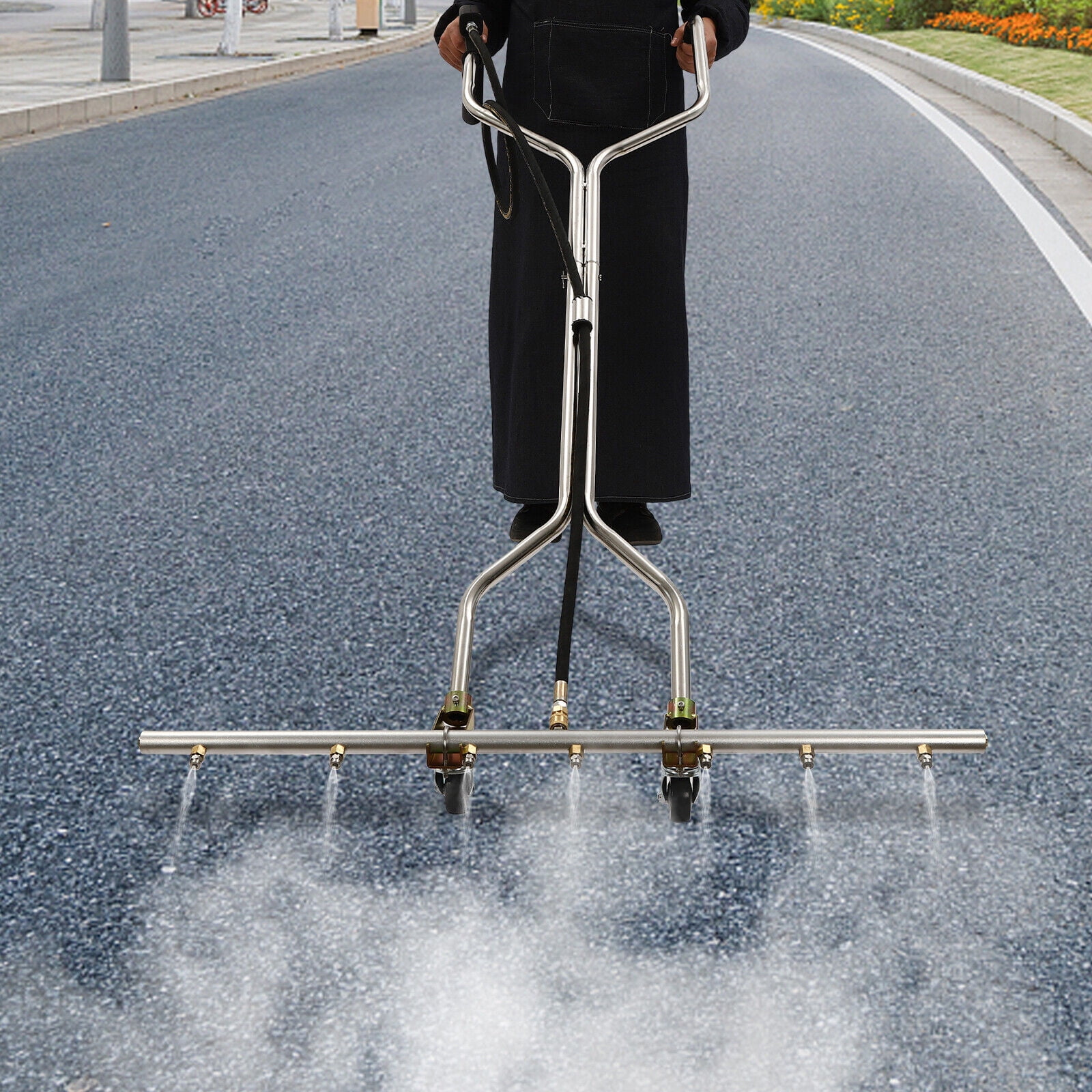 Pressure Washer Water Broom with 7 Nozzles, Professional Power Washer ...