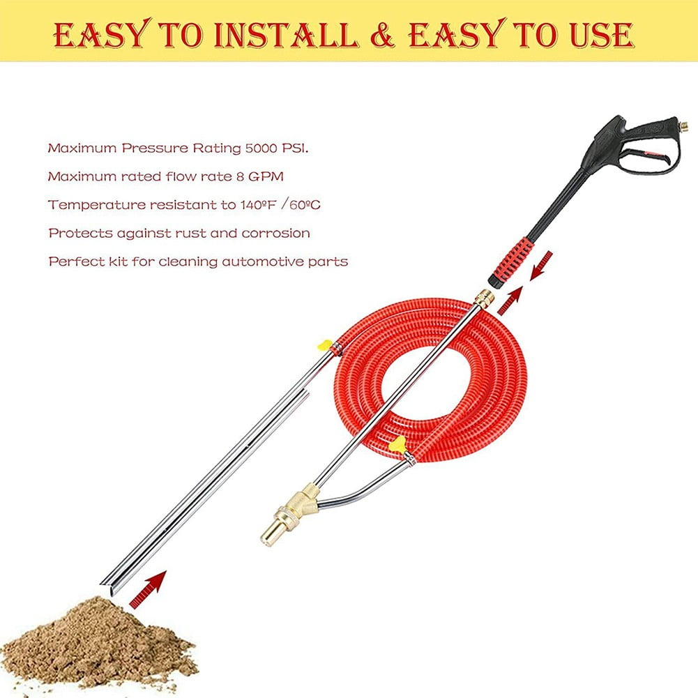 Pressure Washer Wet Sand Blaster Attachment Dustless Abrasive ...