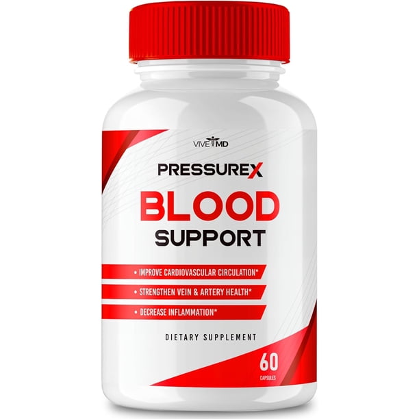 PressureX Blood Formula Support Supplement Capsules Pressure X Healthy ...