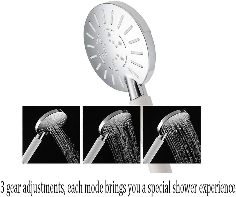 Pressurized Hand-Held Shower with Multiple Spray Settings for Bathroom ...