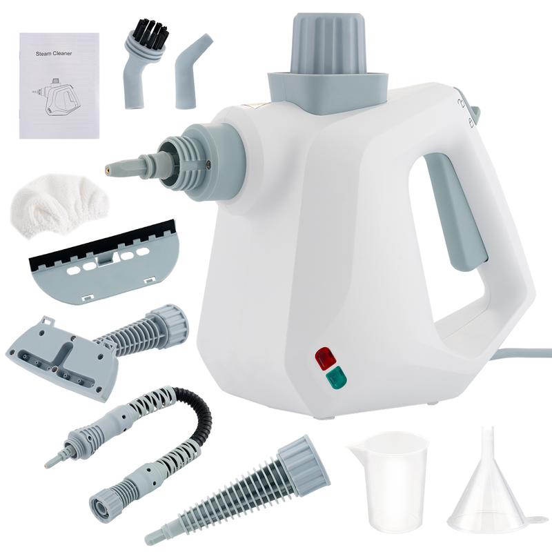 Pressurized Handheld Multi-Surface Steam Cleaner with 9 pcs Accessories ...