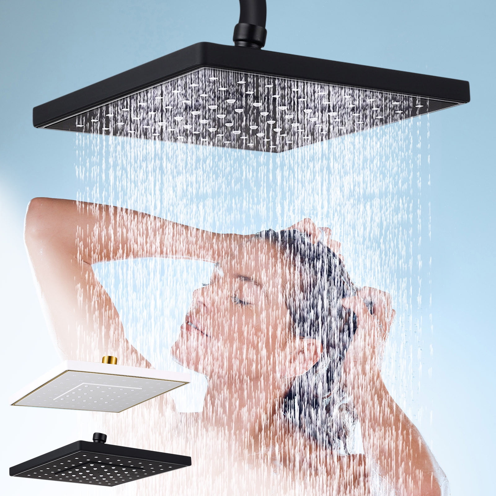 Pressurized Shower Top Spray Nozzle,High-Efficiency Shower Head,Large 4 ...