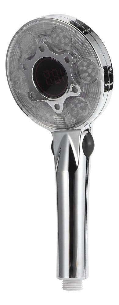 Pressurized Showerhead G1/2 Inch Digital LED Shower Head Air Injection ...