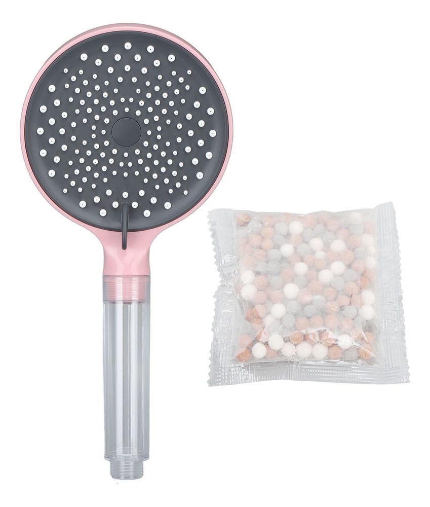 Pressurized Showerhead Pink ABS High Pressure Portable Shower Head Air ...