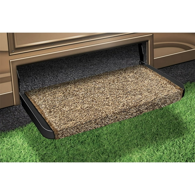 Prest-O-Fit 2-0071 Wraparound + Plus RV Step Rug Brown 20 In. Wide ...