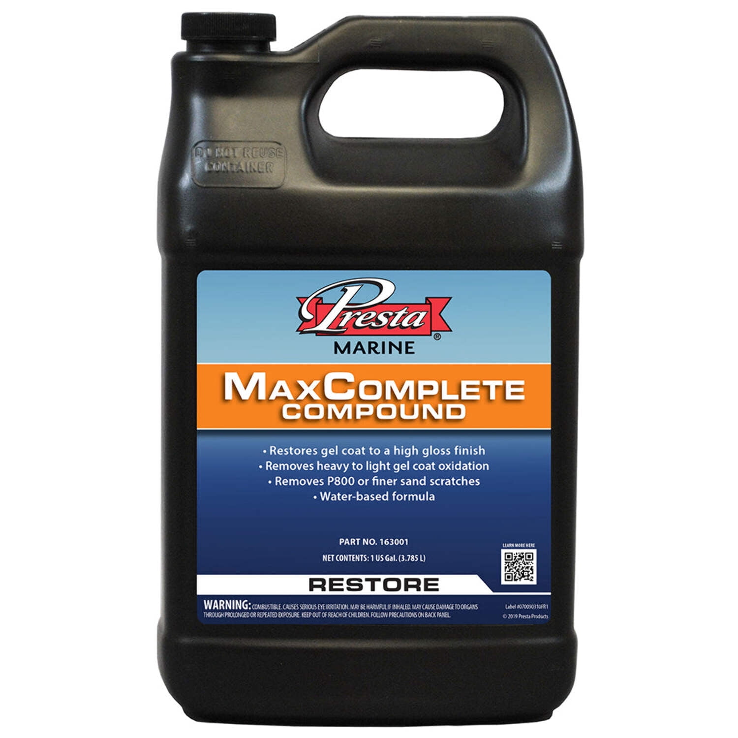 Presta MaxComplete Compound - 1-Gallon [163001] - Walmart.com