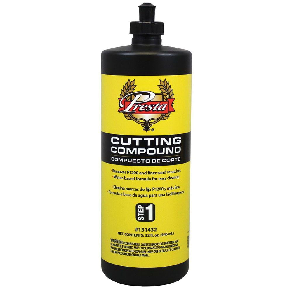 Presta Products 131432 Cutting Compound, 32 oz Bottle, White - Walmart.com