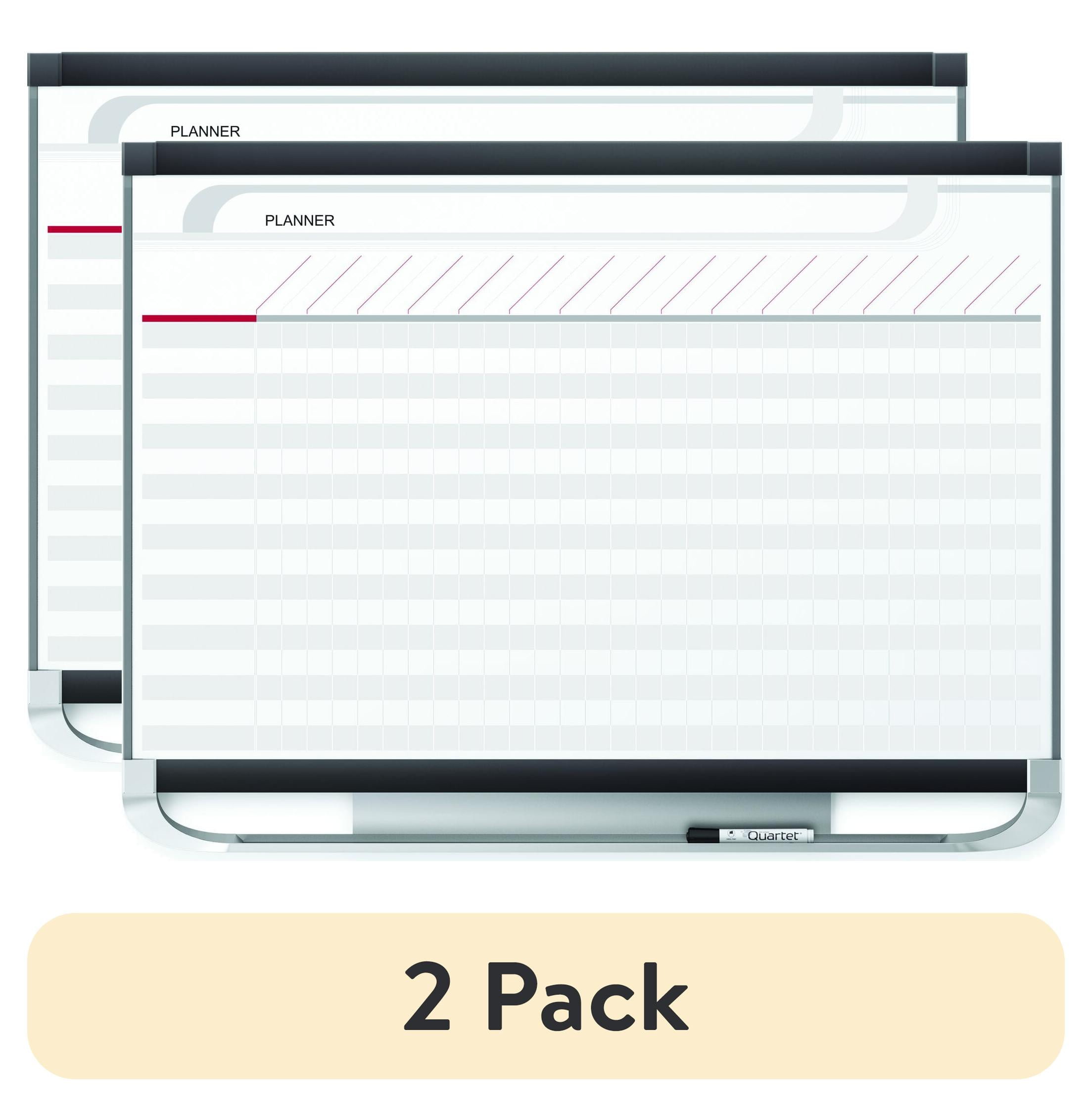 (2 pack) BOARD PLANNER TE 4X3 QRTPP43P2 - Walmart.com