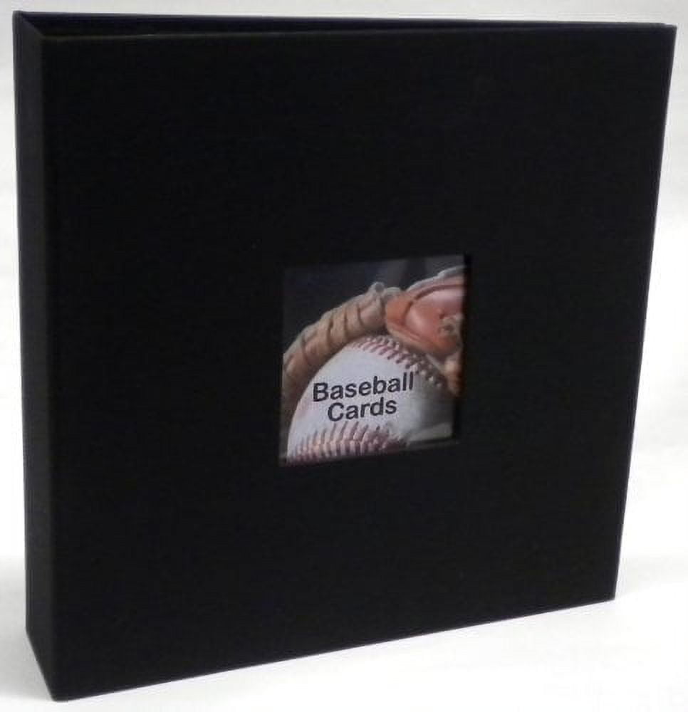 Prestige Baseball Card Album with 25 Pages (Pure Black) - Walmart.com