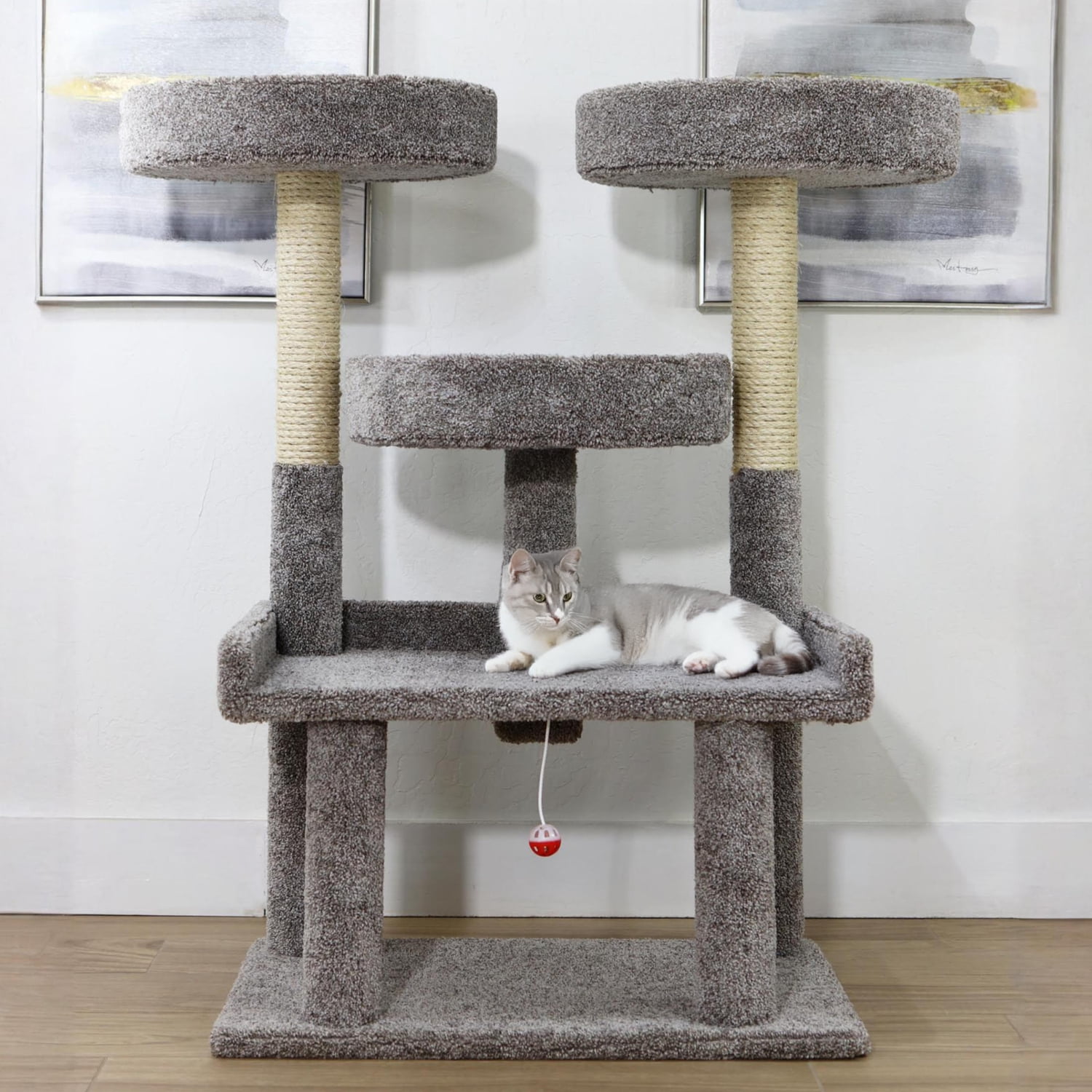 Prestige Cat Trees 46-in XXL Heavy Duty Tree, Gray - Walmart.com