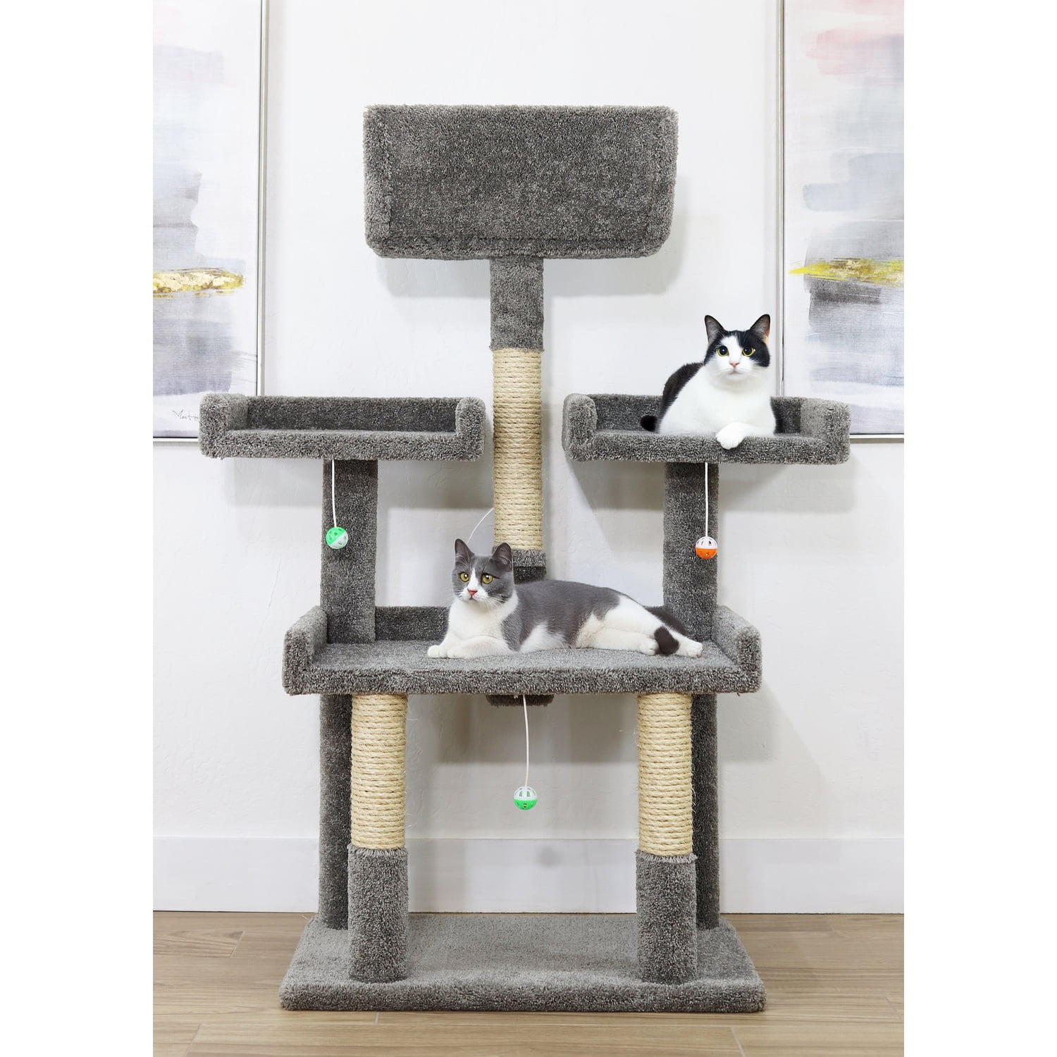 Prestige Cat Trees 56" Extra Large Spacious Tree - Walmart.com