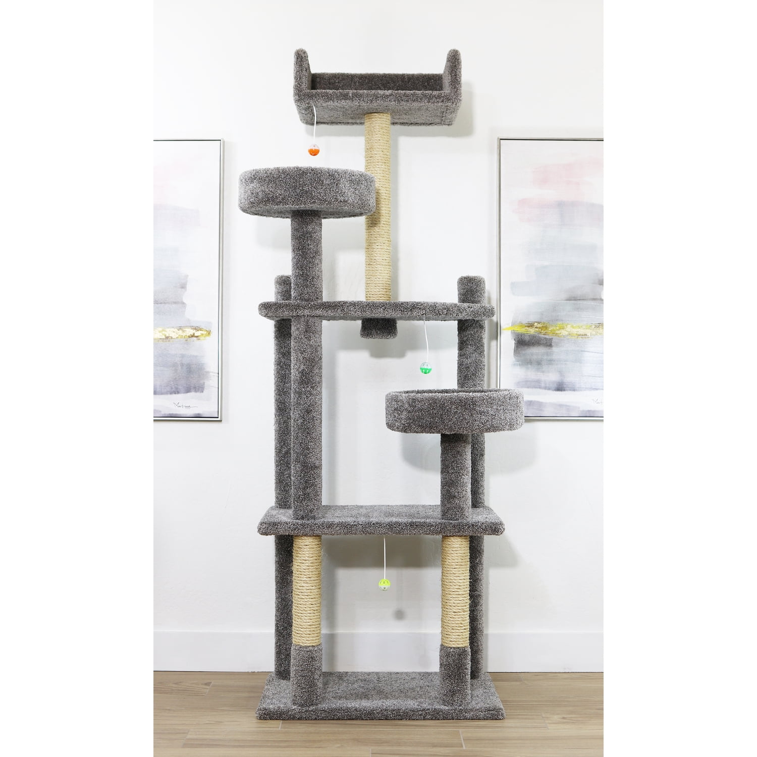 Prestige Cat Trees Deluxe 84" Tree - Walmart.com