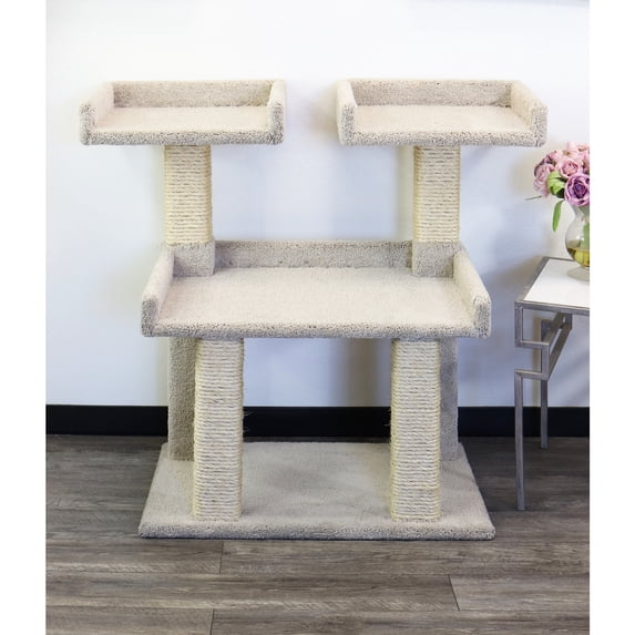 Prestige Cat Trees Maine Coon Deluxe Perch - Large Climbing Pet Tower ...