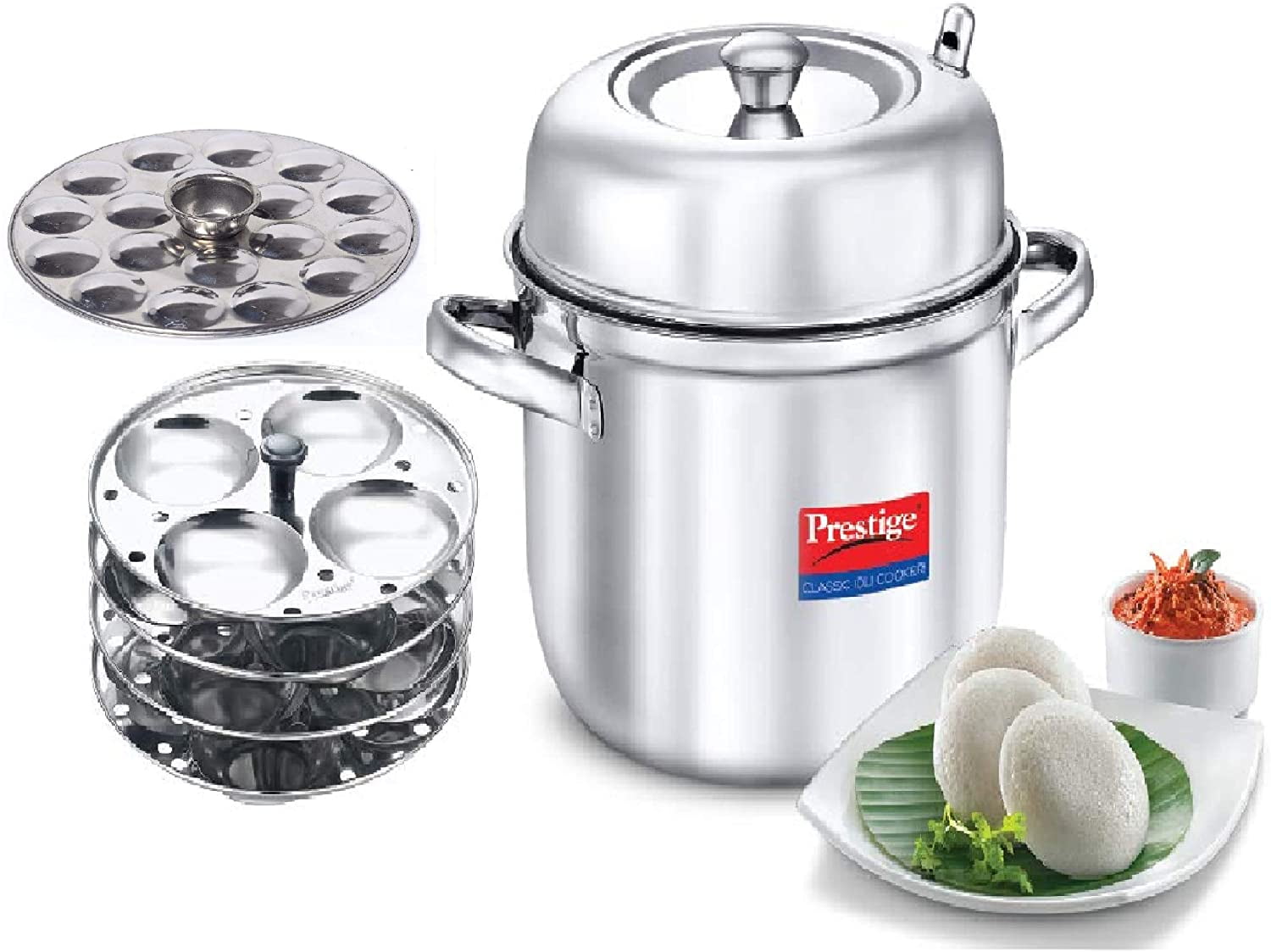 Prestige Classic Stainless Steel Idli Cooker - Walmart.com