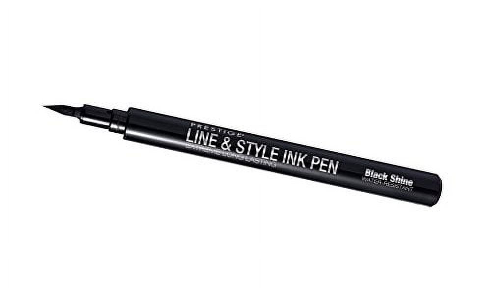 Prestige Cosmetics Line and Style Ink Pen, Black Shine, .03 Ounce ...