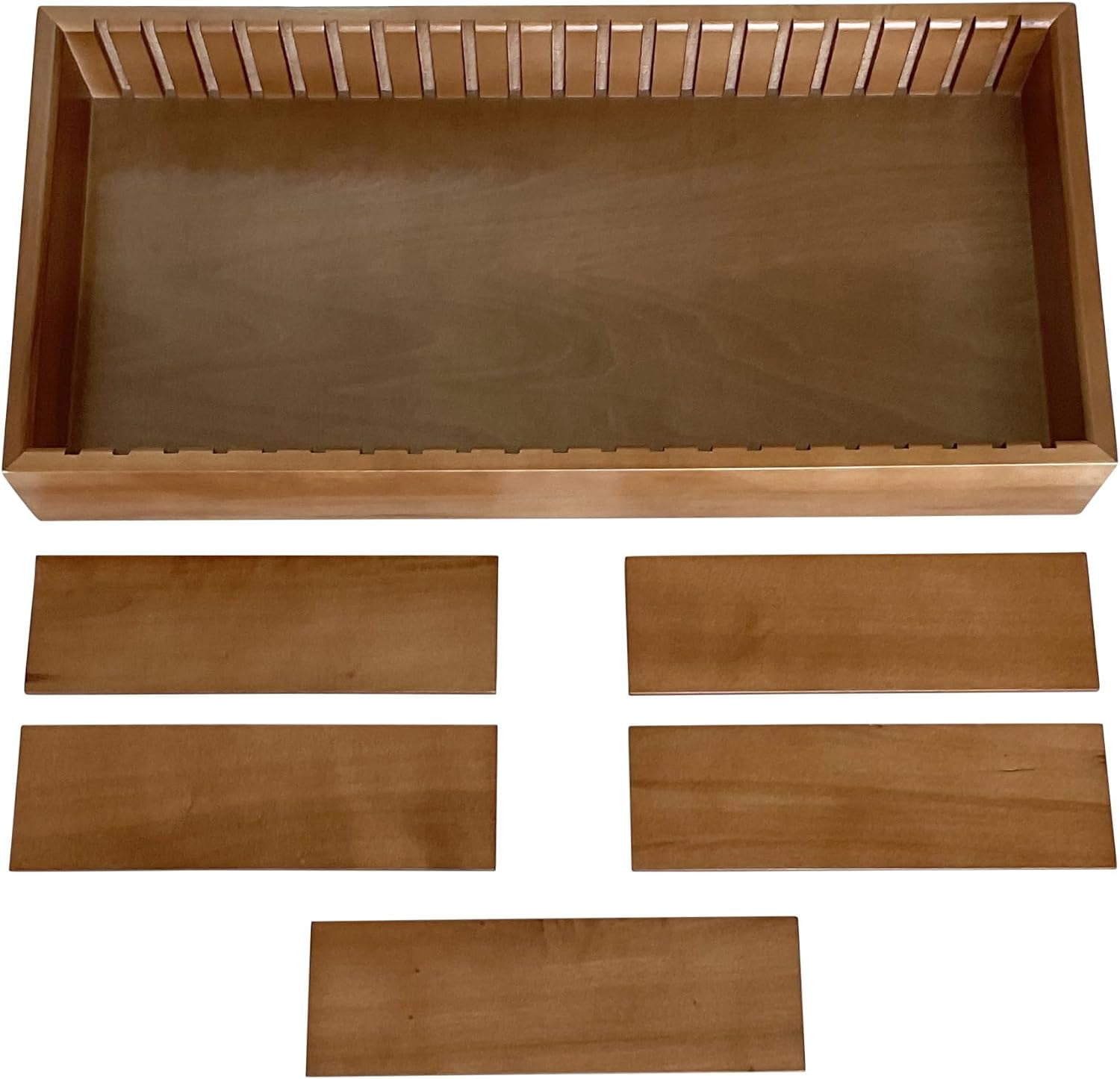 Prestige Import Group Adjustable Cigar Tray Holder with 5 Dividers ...