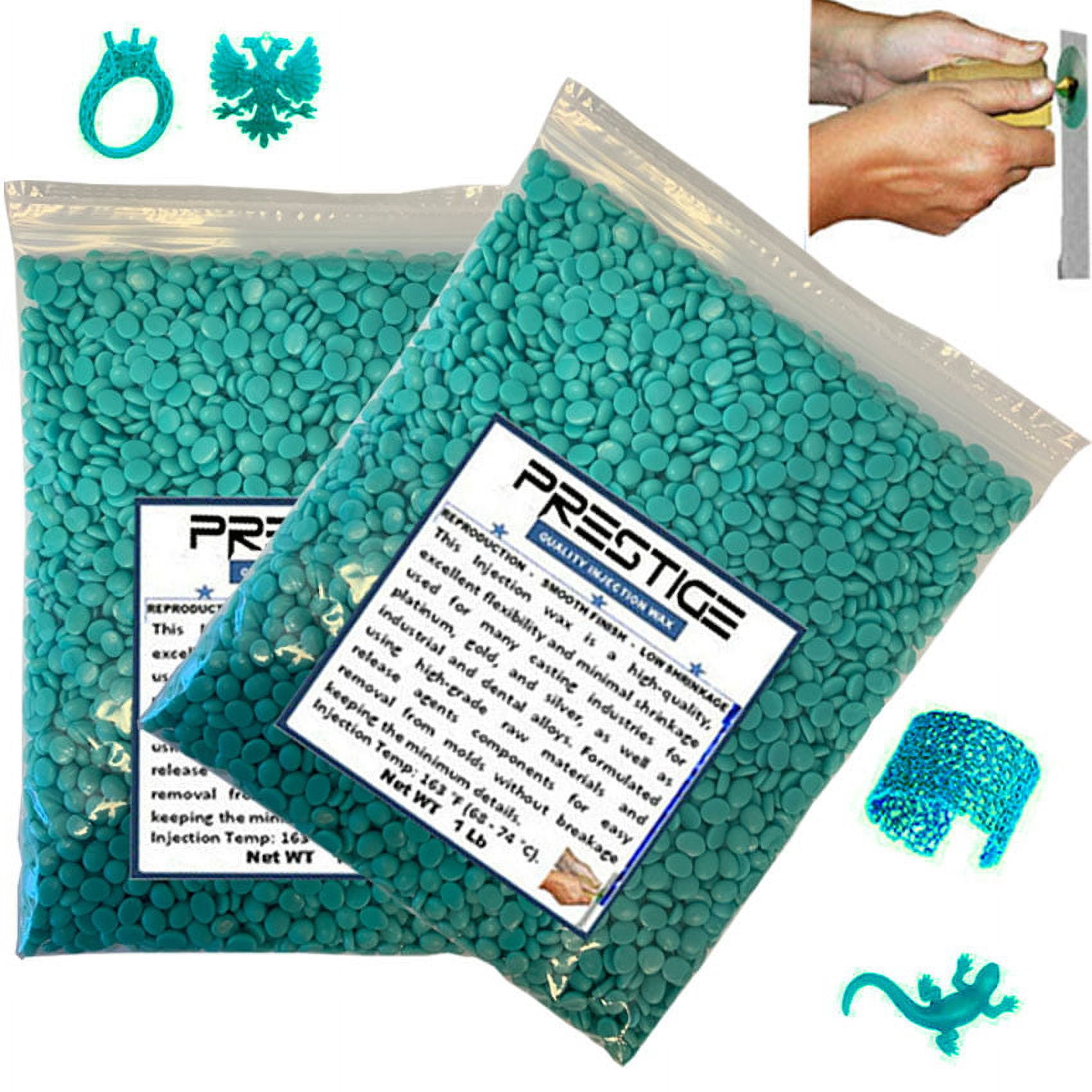 Prestige Injection Wax Flexible Aqua Wax Beads Jewelry Lost Wax Casting ...