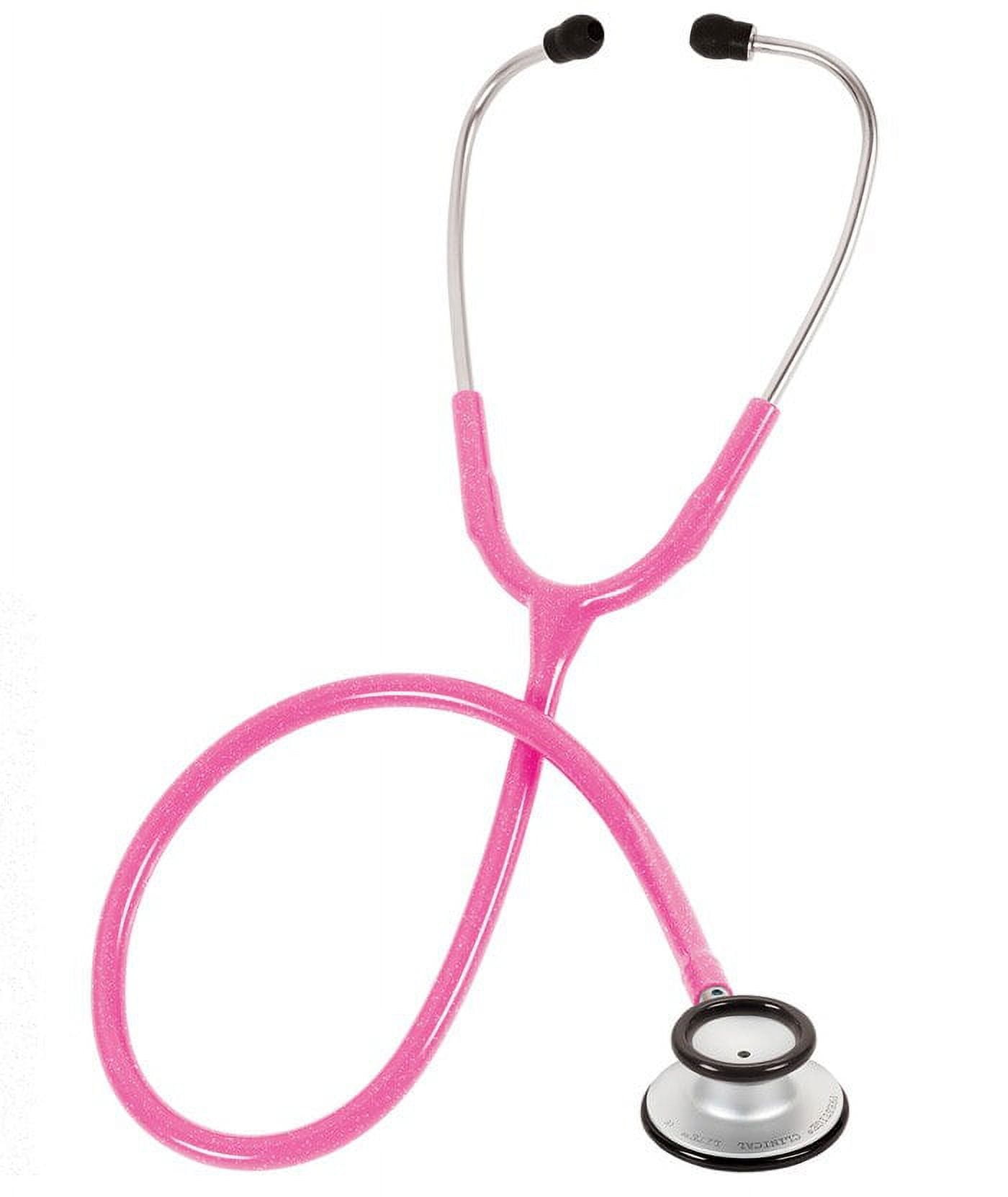 Prestige Medical Clinical Lite™ Stethoscope, Hot Pink Sparkles Clinical ...