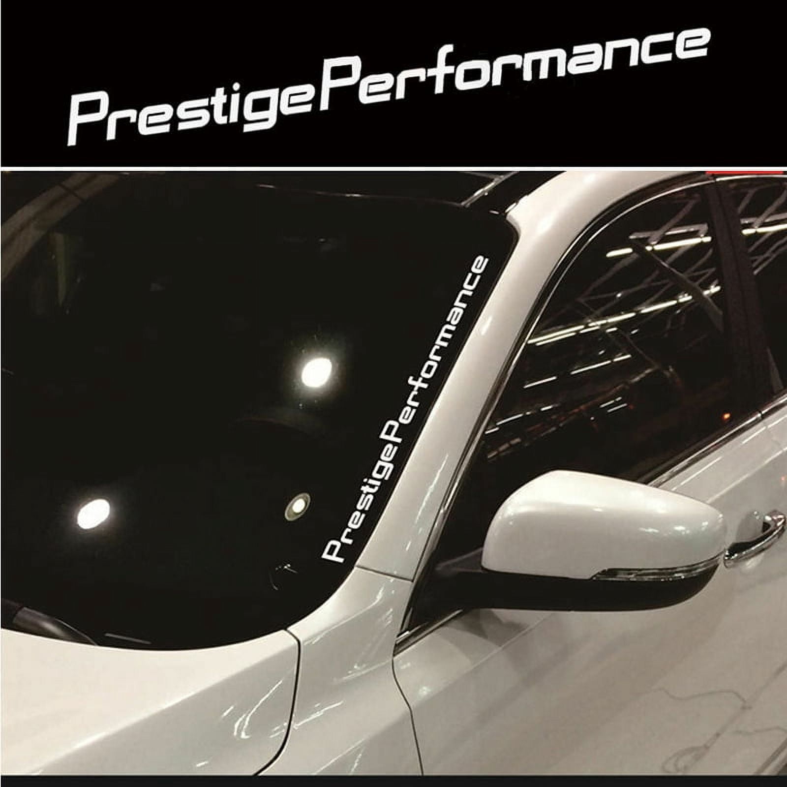 Prestige Performance Graphic Front Windshield Decal Vinyl Car Sport ...