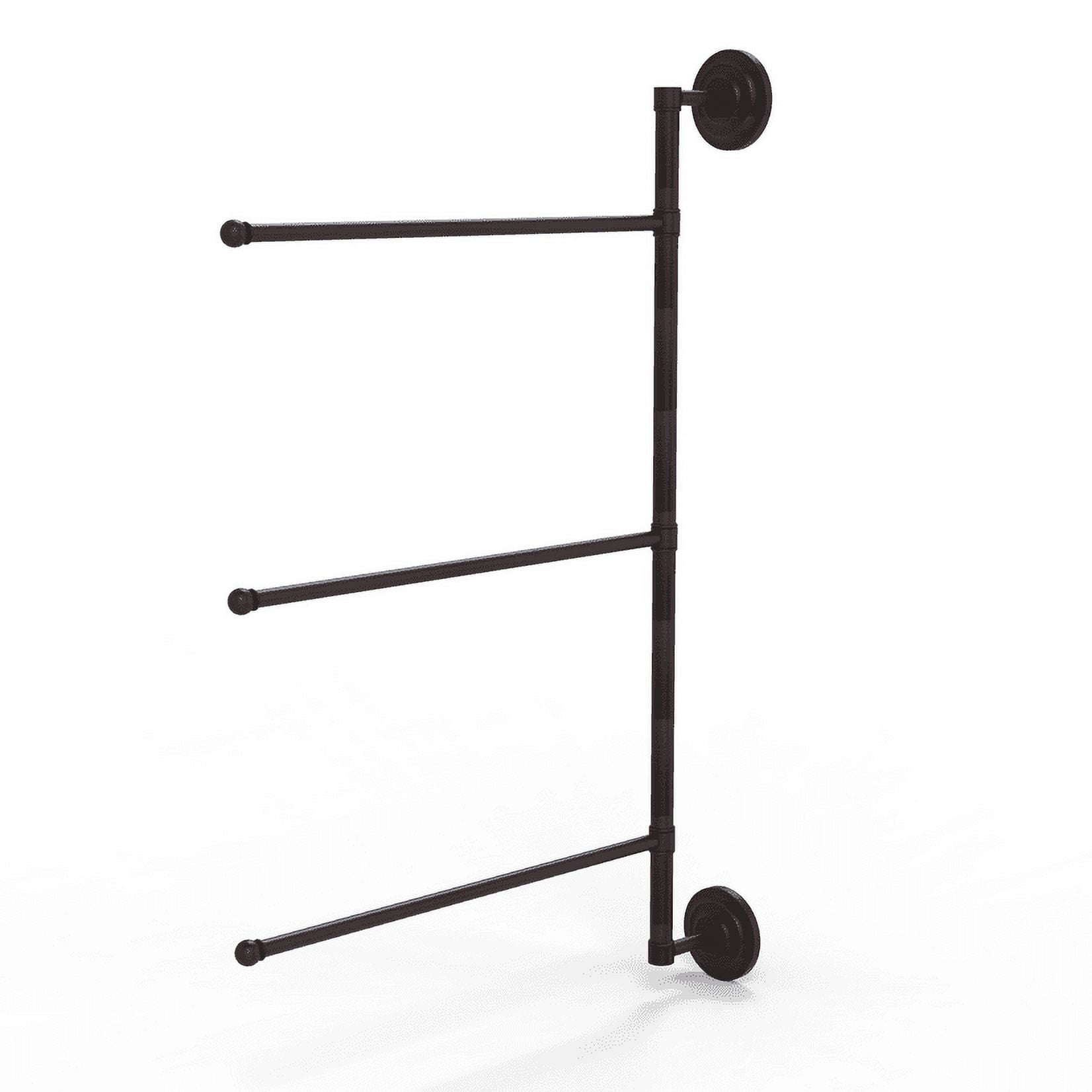 3 Swing Arm Vertical 28 Inch Towel Bar - Venetian Bronze - Walmart.com