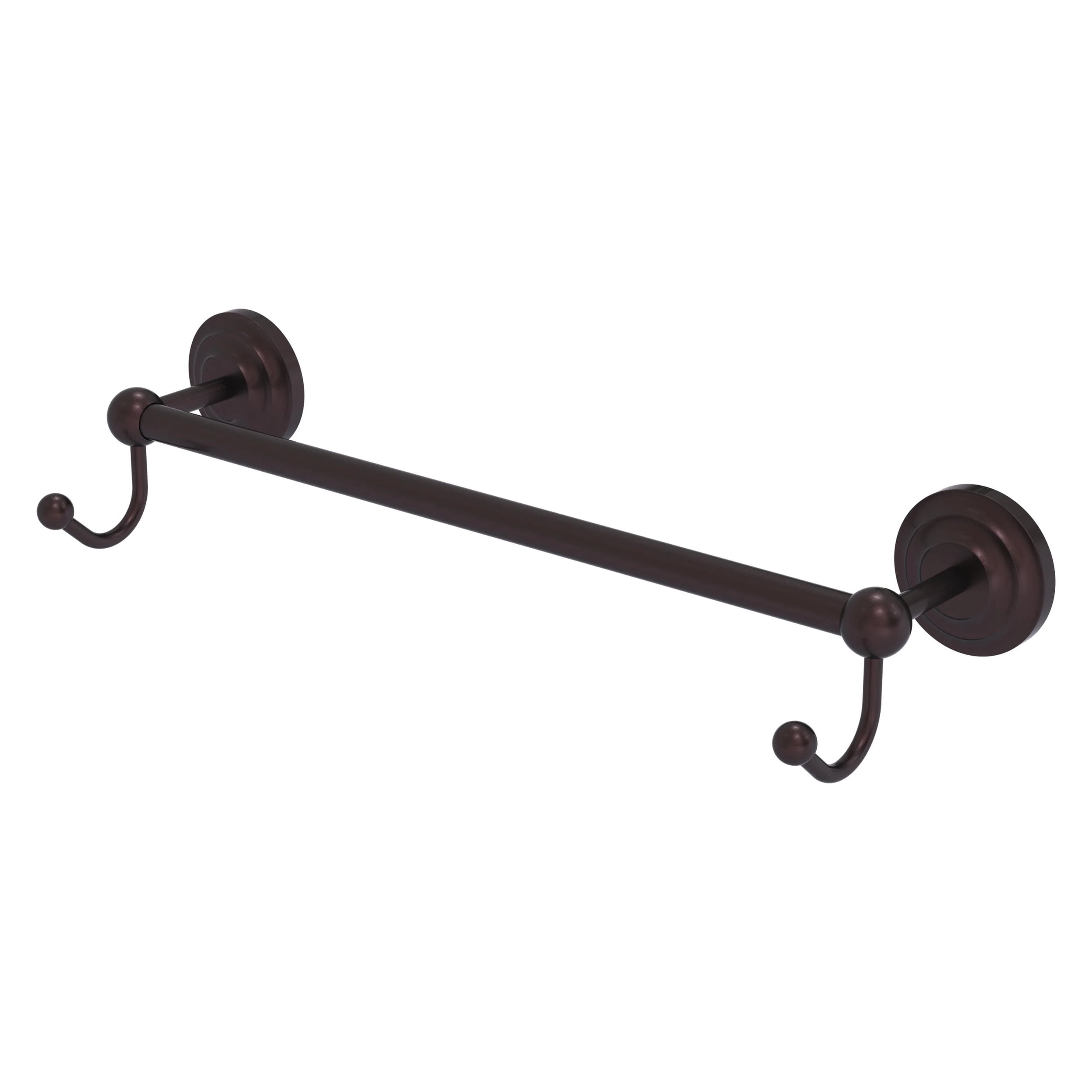 Prestige Que New Collection Towel Bar with Integrated Hooks - Antique ...